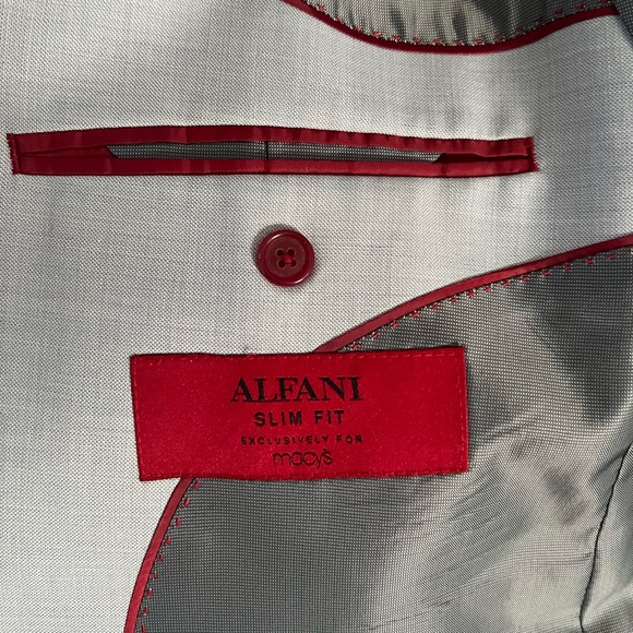 Alfani | Suits & Blazers | Alfani Light Gray Twopiece Suit | Poshmark